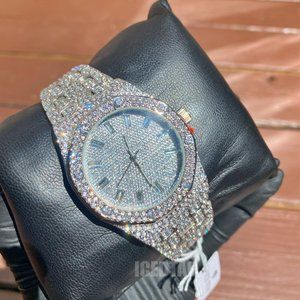 Accessories | Iced Bling Out Gold White Gold Plated Hip Hop Luxury Gift ...
